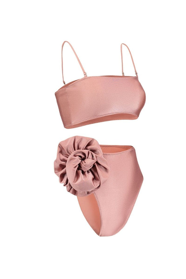 IRIS CALLAS ROSE ONE PIECE SWIMSUIT | CULT MIA | La Sirène