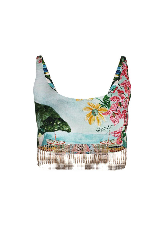 ACANTHA AMALFI TOP | CULT MIA | Isla & White
