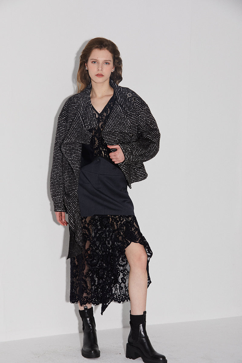 JULIA LACE-TRIMMED MIDI SKIRT | CULT MIA | Sunday Life
