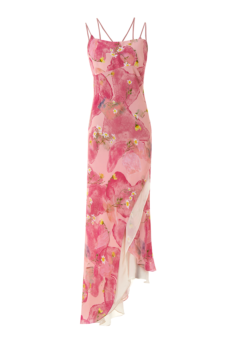 ARTEMIS DRAPED MIDI DRESS IN PINK | CULT MIA | Sunday Life