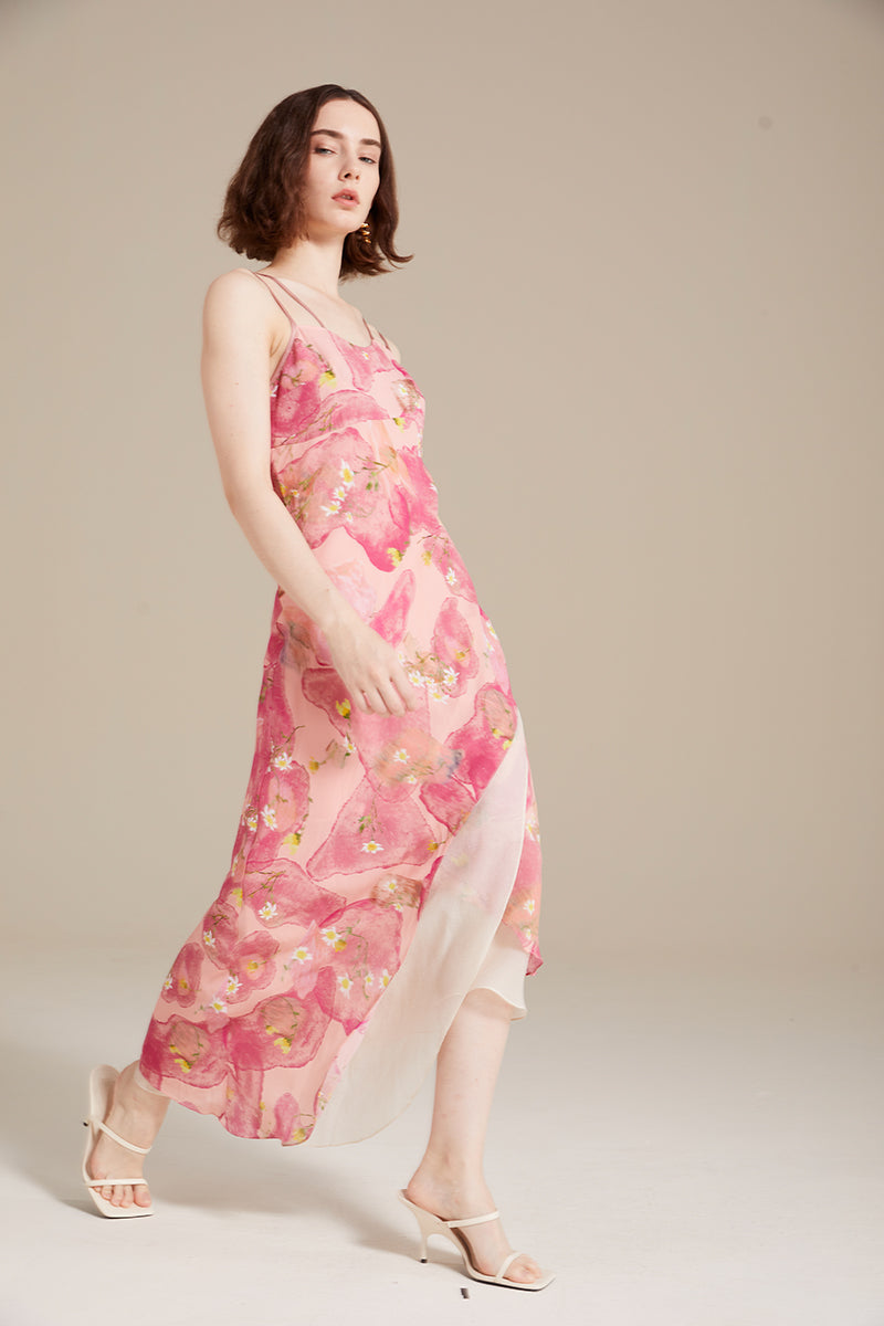ARTEMIS DRAPED MIDI DRESS IN PINK | CULT MIA | Sunday Life