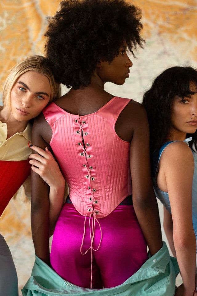 ROCOCO CORSET IN ROSE | CULT MIA | Alice Pons Milano