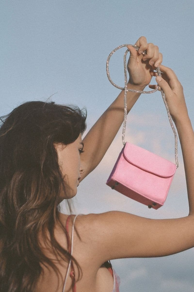 PINK MINI LOOP BAG | CULT MIA | FOLKLORE THE LABEL