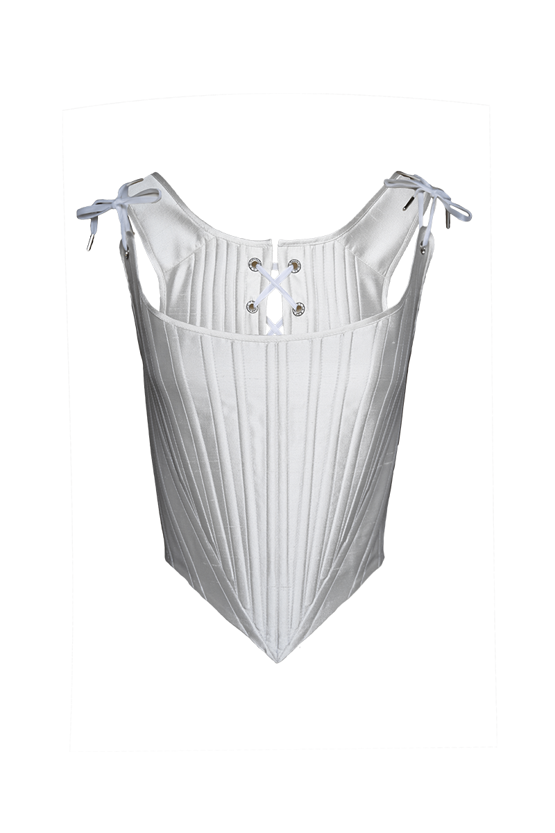 ROCOCÒ CORSET IN PORCELAIN | CULT MIA | Alice Pons Milano