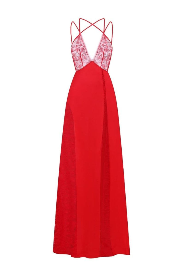 RED RUBY MAXI DRESS | CULT MIA | Nué Studio