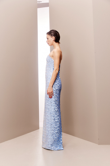 BABY BLUE CAPE GOWN | CULT MIA | Joanna Andraos