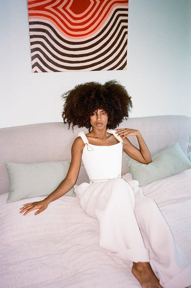 TUDOR CORSET IN SNOW | CULT MIA | Alice Pons Milano