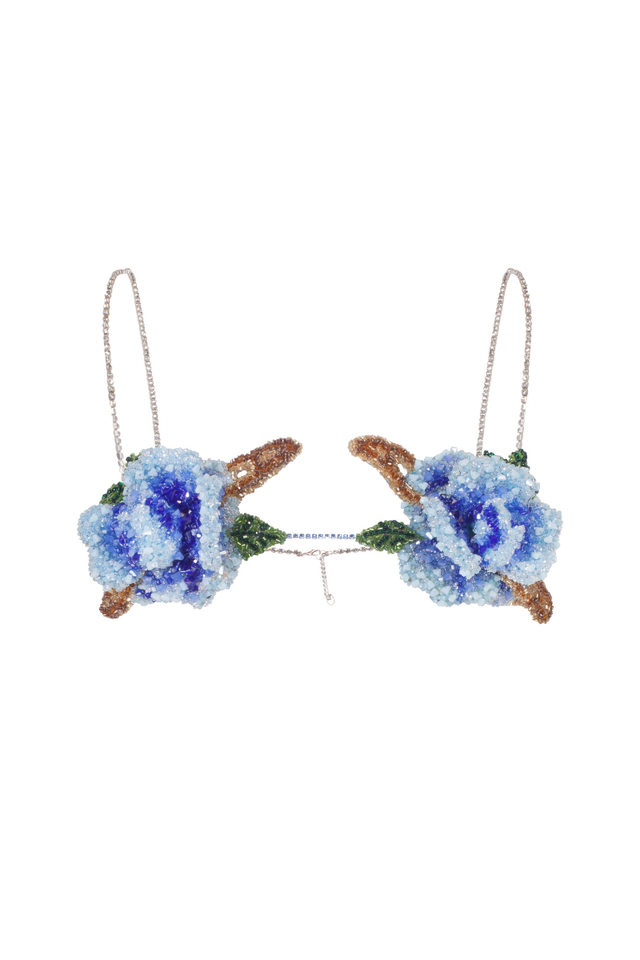 HANDMADE FLOWER EMBELLISHED BRA | CULT MIA | Sudi Etuz